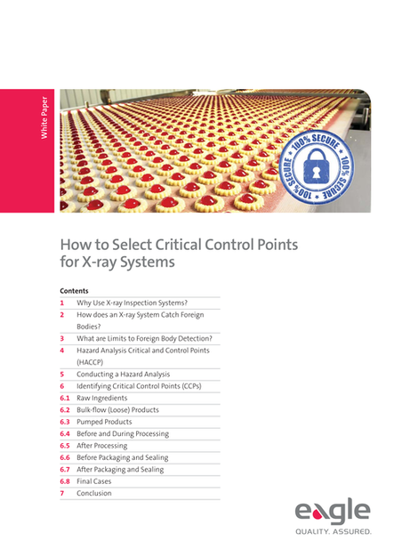 How to Select Critical Control Points for X-ray Systems | PLAN Automation